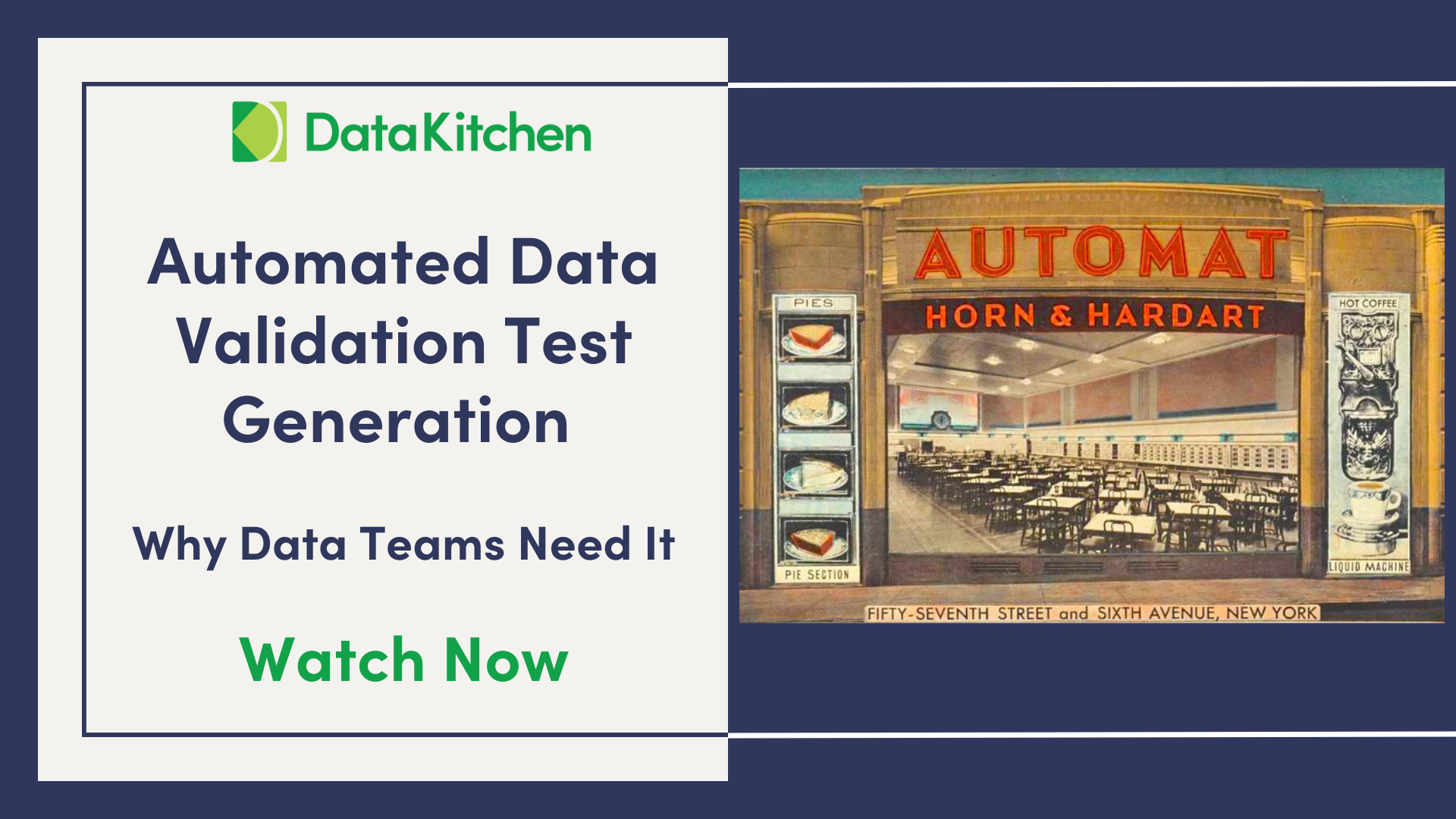 DataKitchen On-Demand Webinar - Automated Test Generation